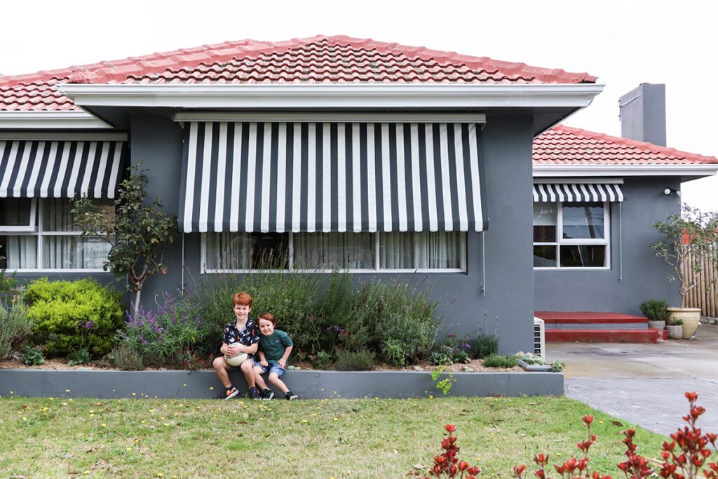 The Edlin’s. - dollar curtains + blinds