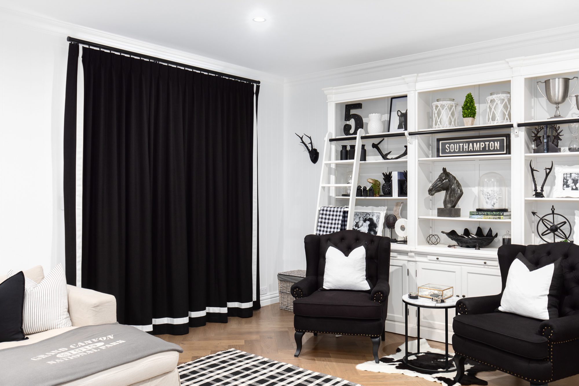 Country hamptons. - dollar curtains + blinds