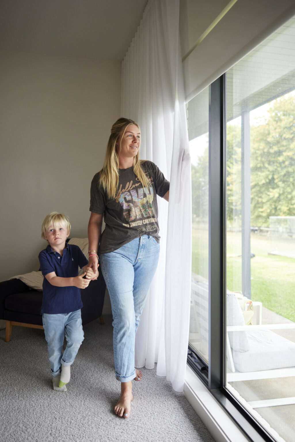 Behind the Build with Beccy Cloke. - dollar curtains + blinds